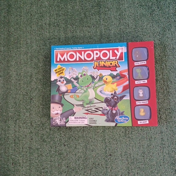 Hasbro | Toys | Hasbro Monopoly Junior Jr Game My First Monopoly Game ...